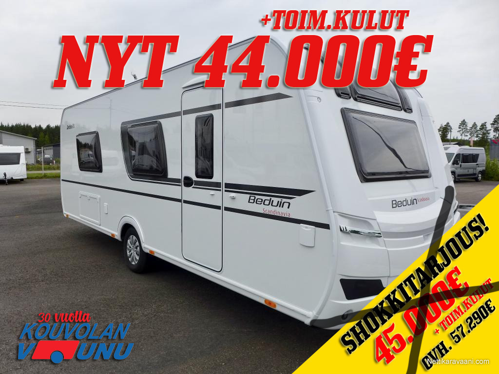 Dethleffs Beduin Scandinavia 550 BET ETUKEITTIÖ - ERILLISVUOTEET - TAKA ...