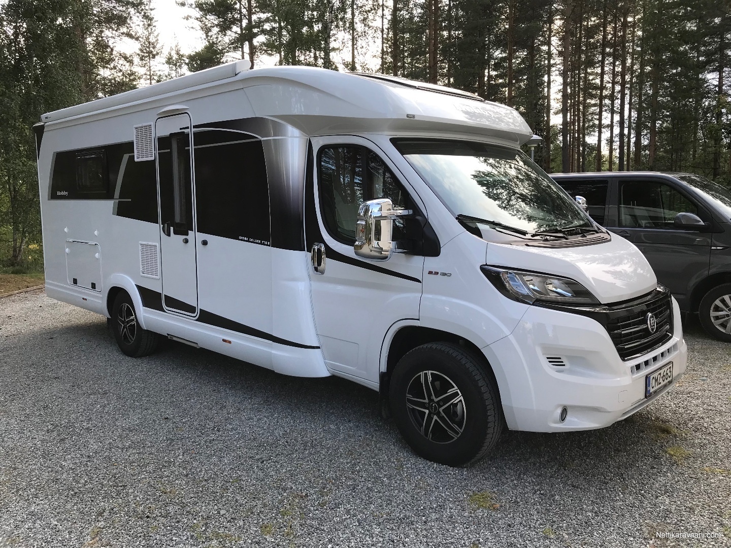 Hobby Optima de luxe T70E, Fiat 2019 - Matkailuauto - Puoli-integroitu ...