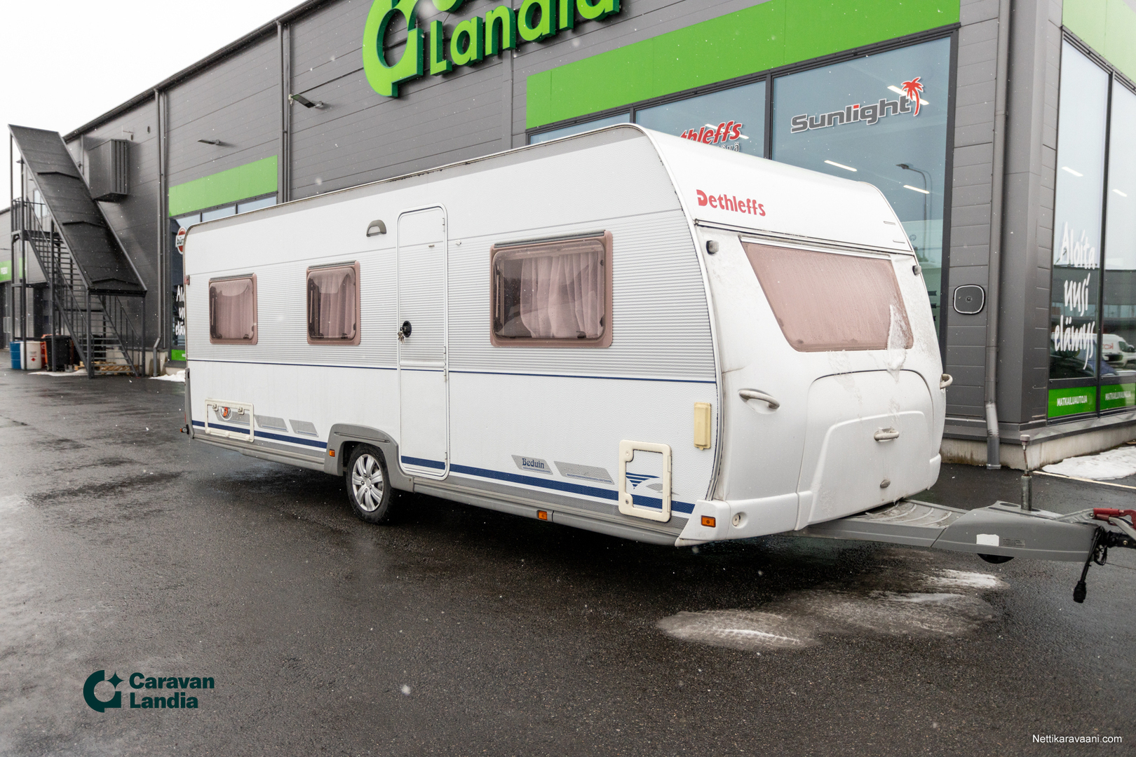 Dethleffs Beduin 590 S ** ALDE, PITKITTÄINEN-PARIVUODE, MIKRO ** 2001 ...