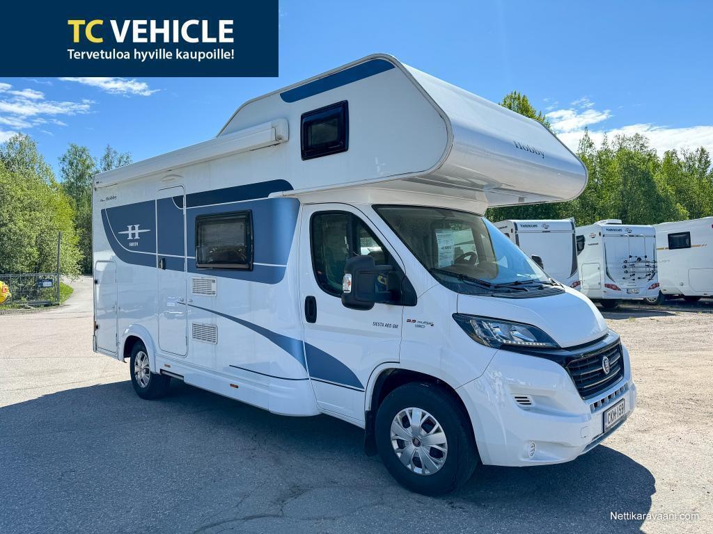 Hobby Optima De Luxe A65 GM, Fiat Fiat 2,3 MJET 130 PS Perhemalli 6:lle ...