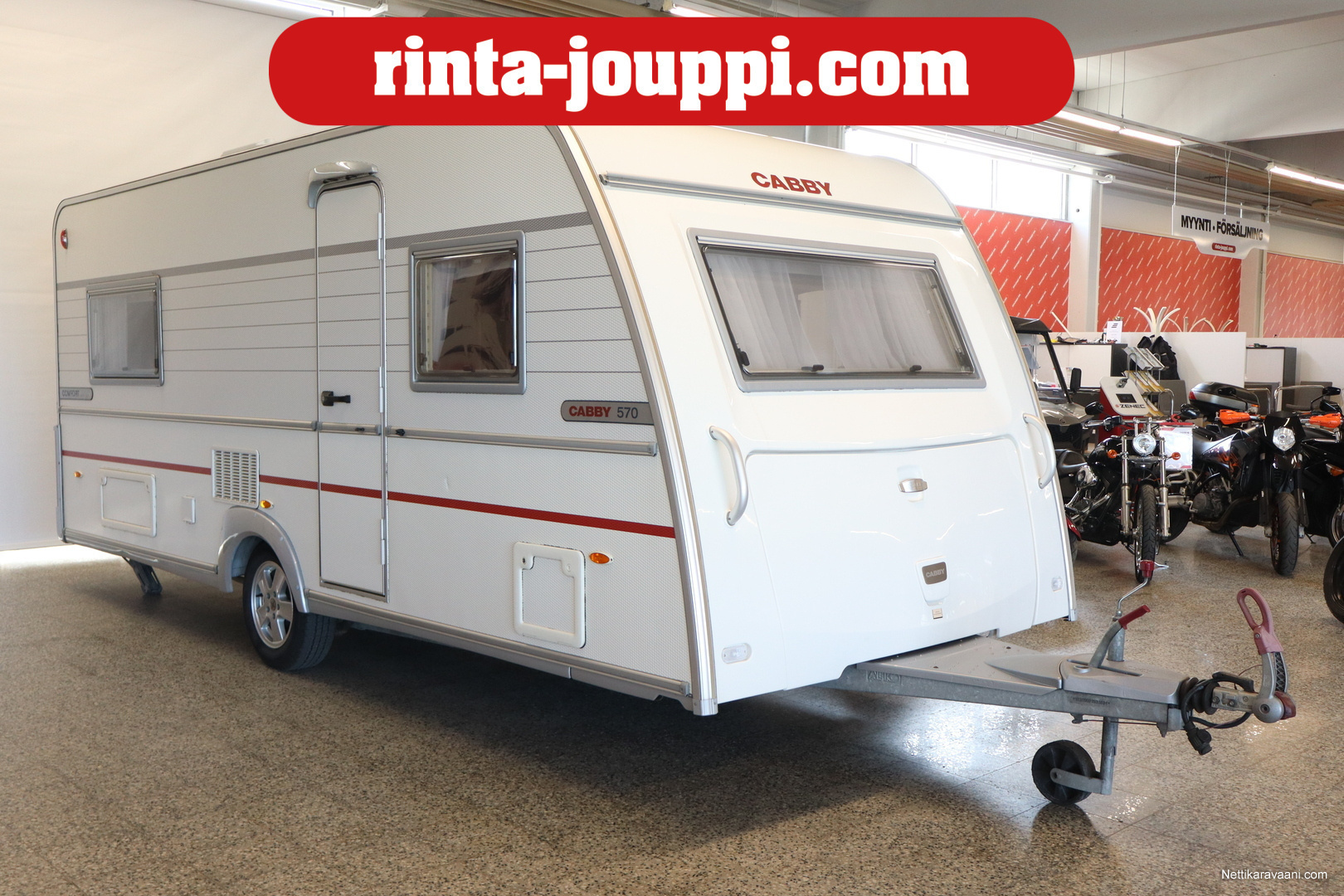 Cabby 570 Comfort Edition - Alde, Parivuode, Radio, Pyöräteline 2007 - Matkailuvaunu ...