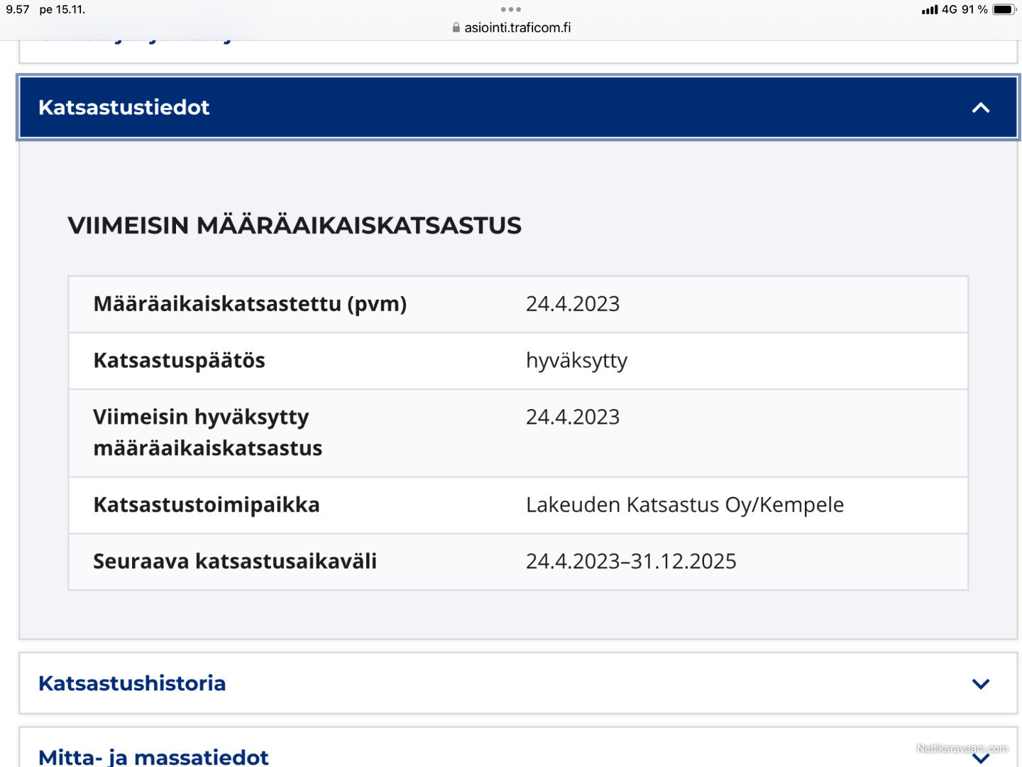 Cabby 52 CC cisium 2001 - Matkailuvaunu - Nettikaravaani